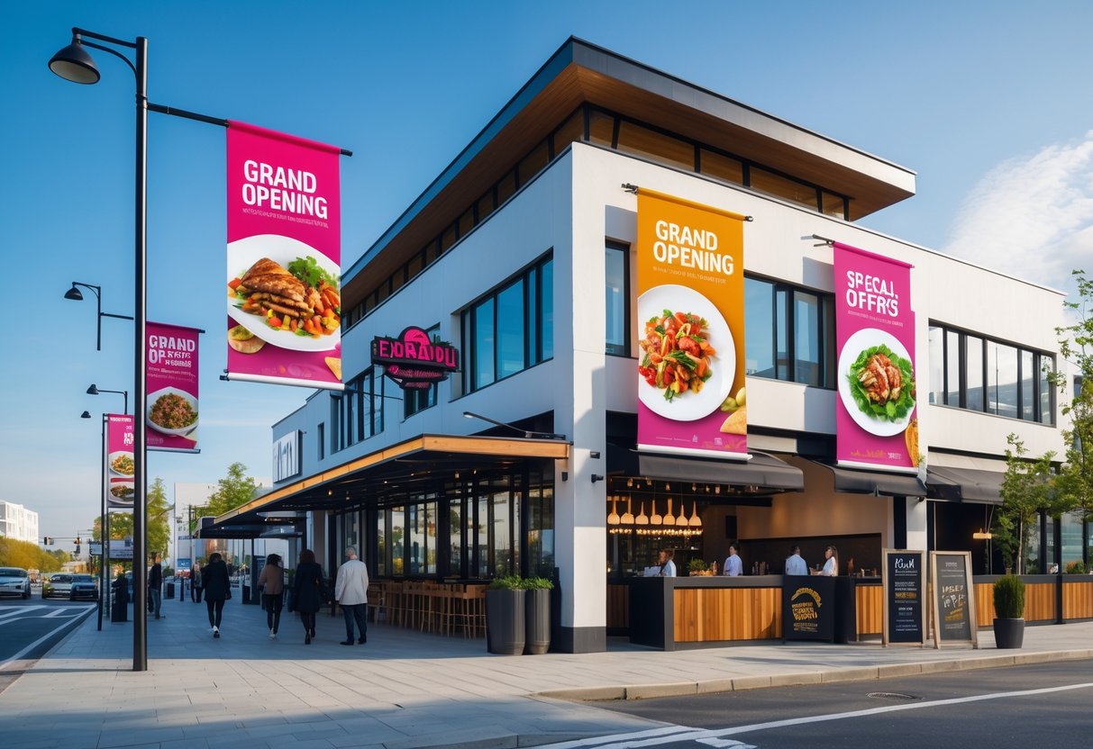 How to Use Advertising Banners to Market a New Restaurant - Food Sense